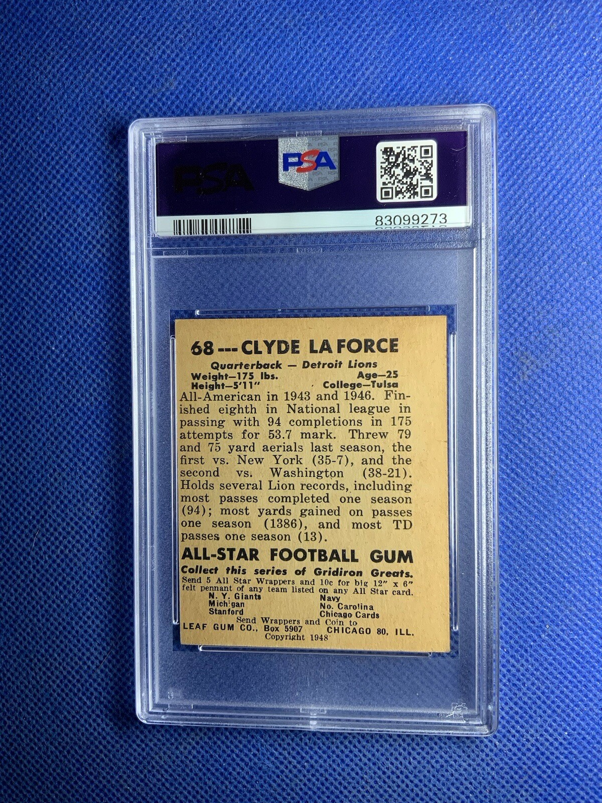 1948 Leaf - Clyde LeForce #68 (RC) for sale online | eBay