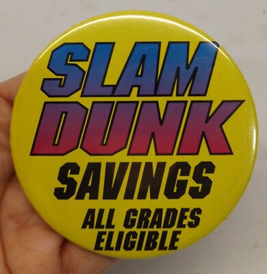 Slam Dunk Savings All Grades Eligible Gradient Color & Black Text ...
