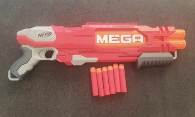 Nerf - Mega Doublebreach - Dart Gun - Shotgun - Double Breach + 6 ...