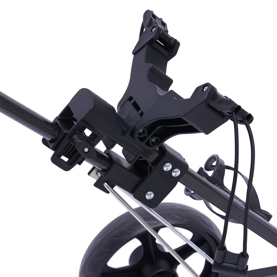 3 Wheel Golf Push Cart Folding Golf Walking Push Cart Roller Golf Bag ...