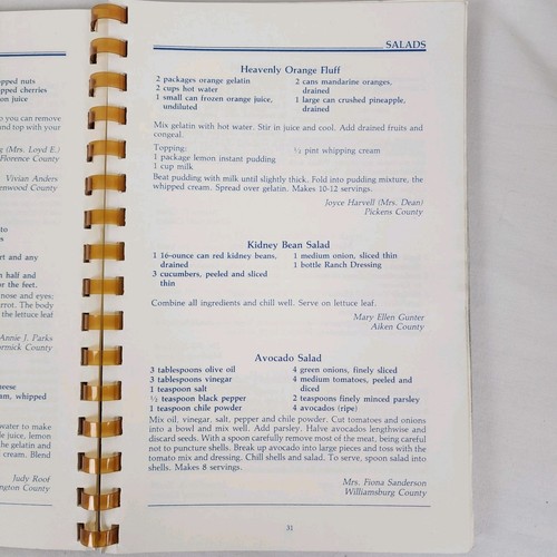 South Carolina First Lady Cookbook Vintage Southern Recipes Desserts ...