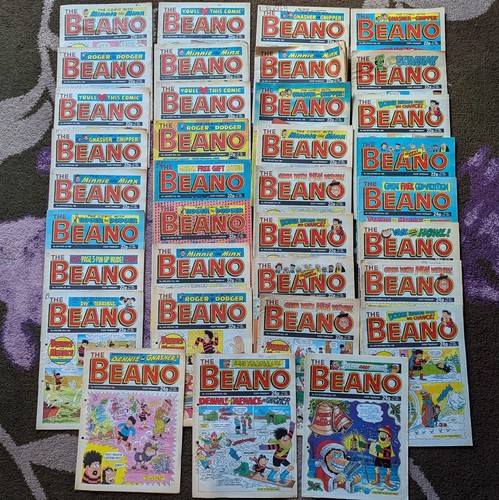 35 x VINTAGE BEANO COMICS Bundle / Job Lot from 1989 | eBay