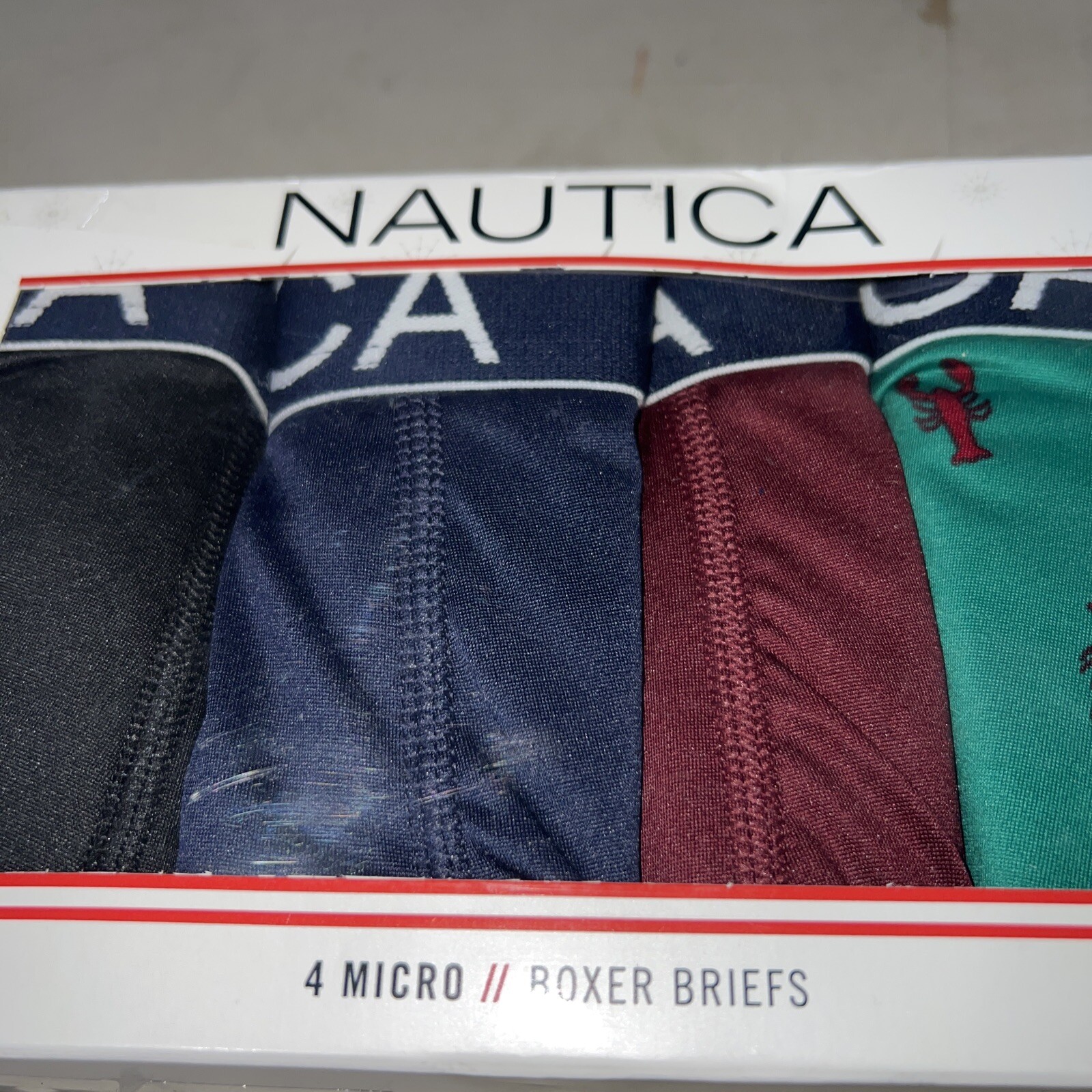 Nautica+Men%27s+4+PACK-Micro+Boxer+Briefs+M+32-34+MULTI+COLORS for sale ...
