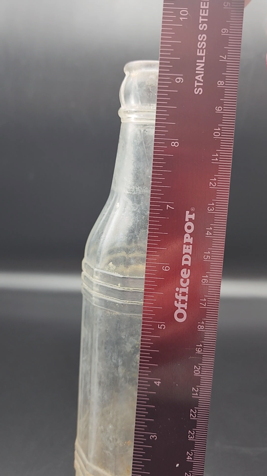 1940's P.J. RITTER Company Phila PA - Clear 9" Ketchup/Soda Bottle Barn ...