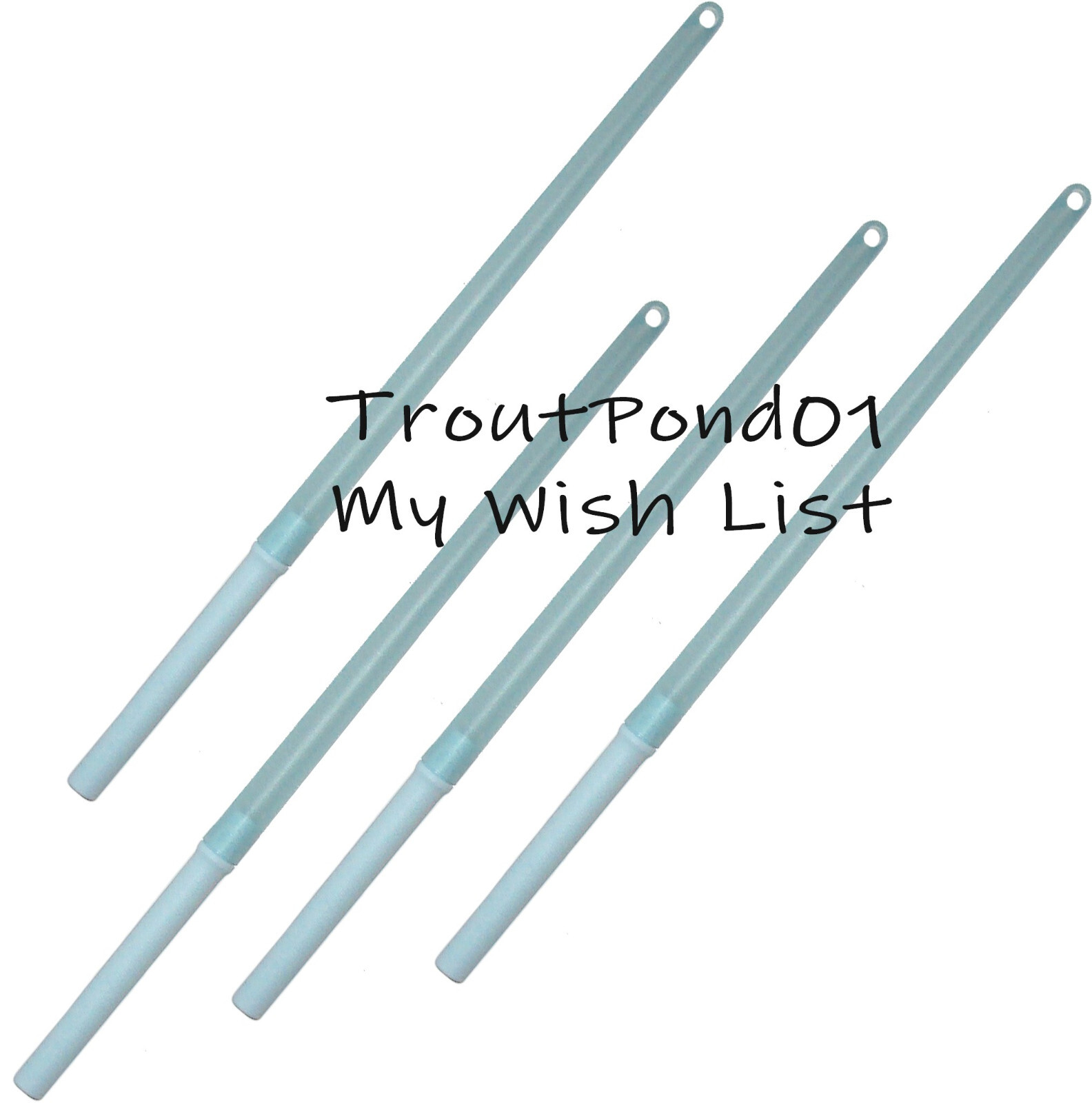 Tupperware Straws Reusable Eco Friendly Adjustable Ice Blue Set of 4 | eBay