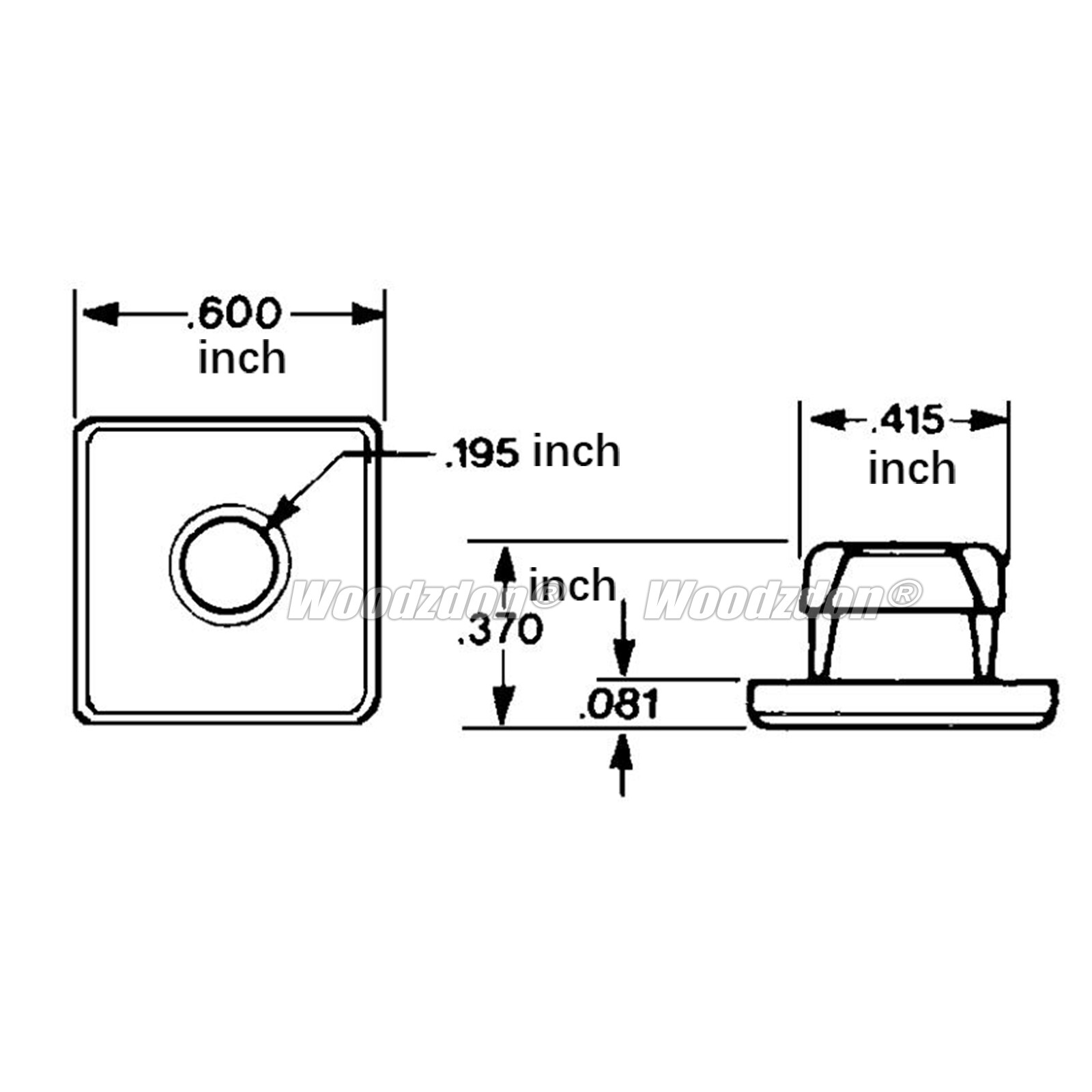 50 Bumper License Plate Nut #14 Screw Size Clip For Auveco 11719 For GM ...