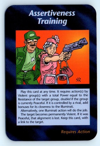 Illuminati New World Order INWO UnLimited Card Game NWO Assertiveness Training C | eBay