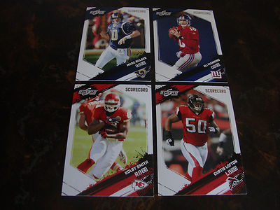 2009 Score Football---Scorecard---Lot Of 4---All #/299---Multi-Lots ...