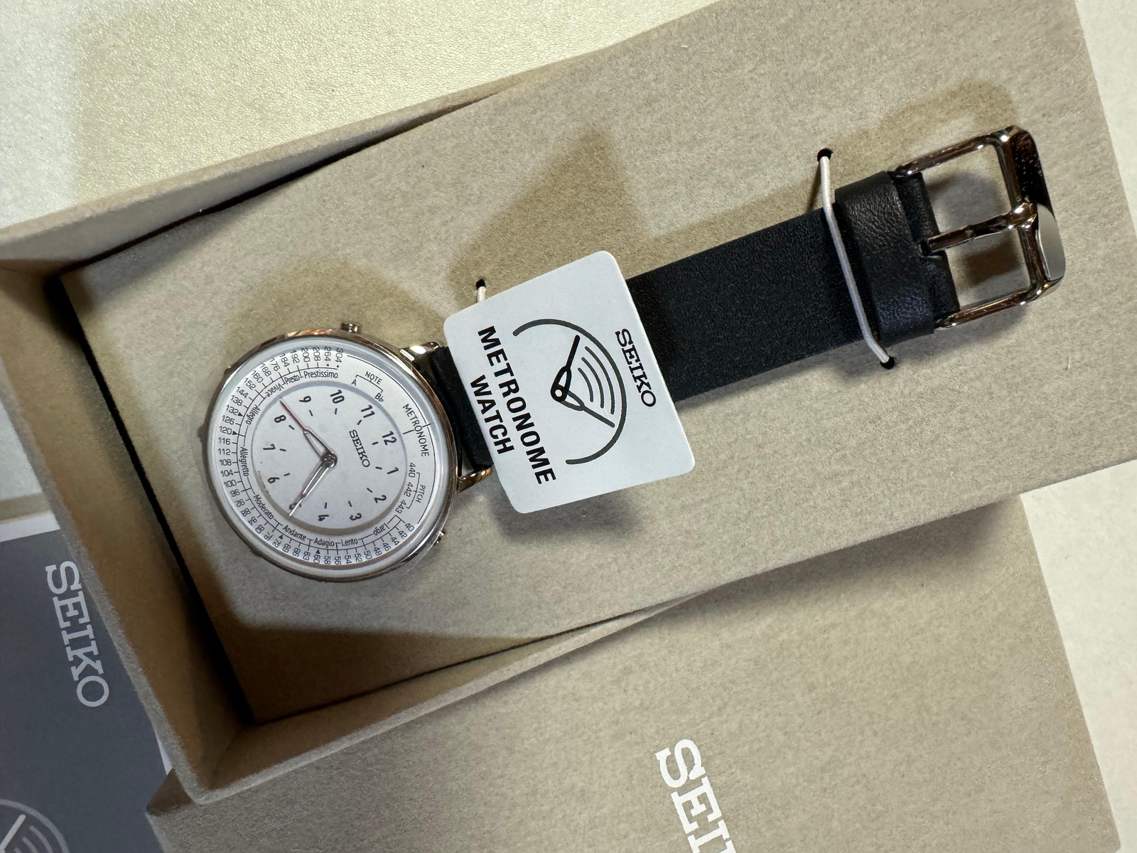 Seiko Metronome White Unisex Adult Watch - SMW006A for sale online | eBay