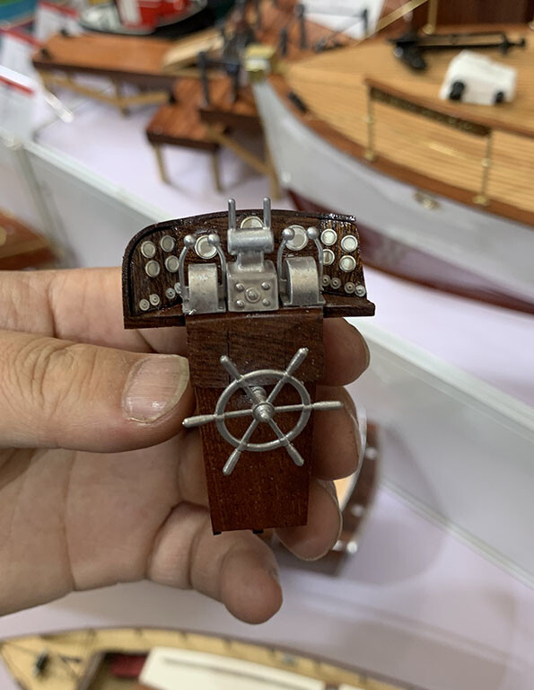 1:18 Thunderbird 55 Wooden Yacht Model Kit 928mm 36.5" RC Model Ship ...