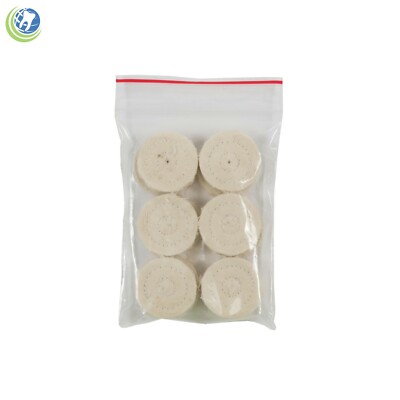 DENTAL LAB JEWELER TOOL POLISHING MINI MUSLIN BUFFS 1" x 16 ply Stiched ...
