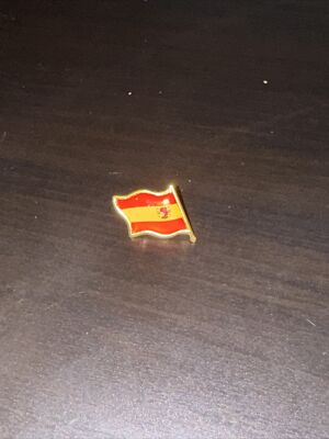 Spain Spanish Flag Pin Badge Tie Tack Lapel! New | eBay