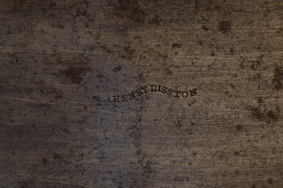 HENRY DISSTON inchworm die stamp split nut No 7 saw late 1850's handsaw ...