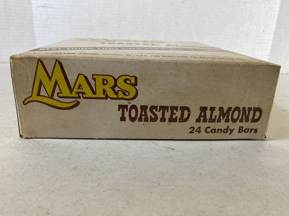 Mars Toasted Almond Candy Bars Vintage Box 9D43 | eBay