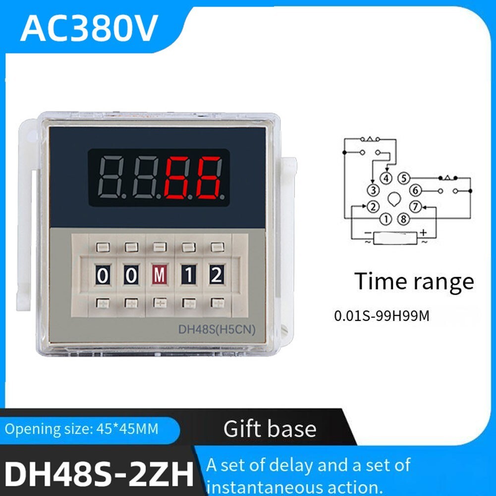 Durable DH48S 2ZH LED Timer Delay Device with Waterproof and Dustproof ...