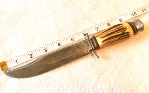 Vintage EDGE MARK SOLINGEN GERMANY # 473 Stag Handle HUNTING KNIFE | eBay