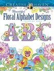 2 Pack - Creative Haven: Floral Alphabet Designs Coloring Book ...