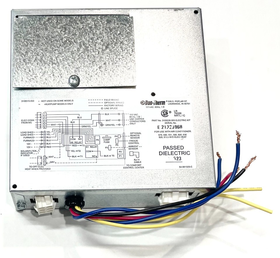 Dometic 3109226.005, OEM Electronic Control Kit CCC Control Box ...