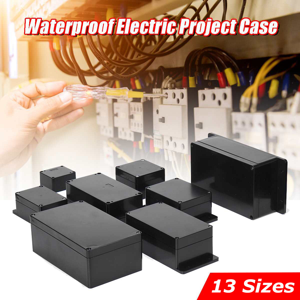 Enclosure Box Electronic Waterproof Plastic Electrical Project Junction