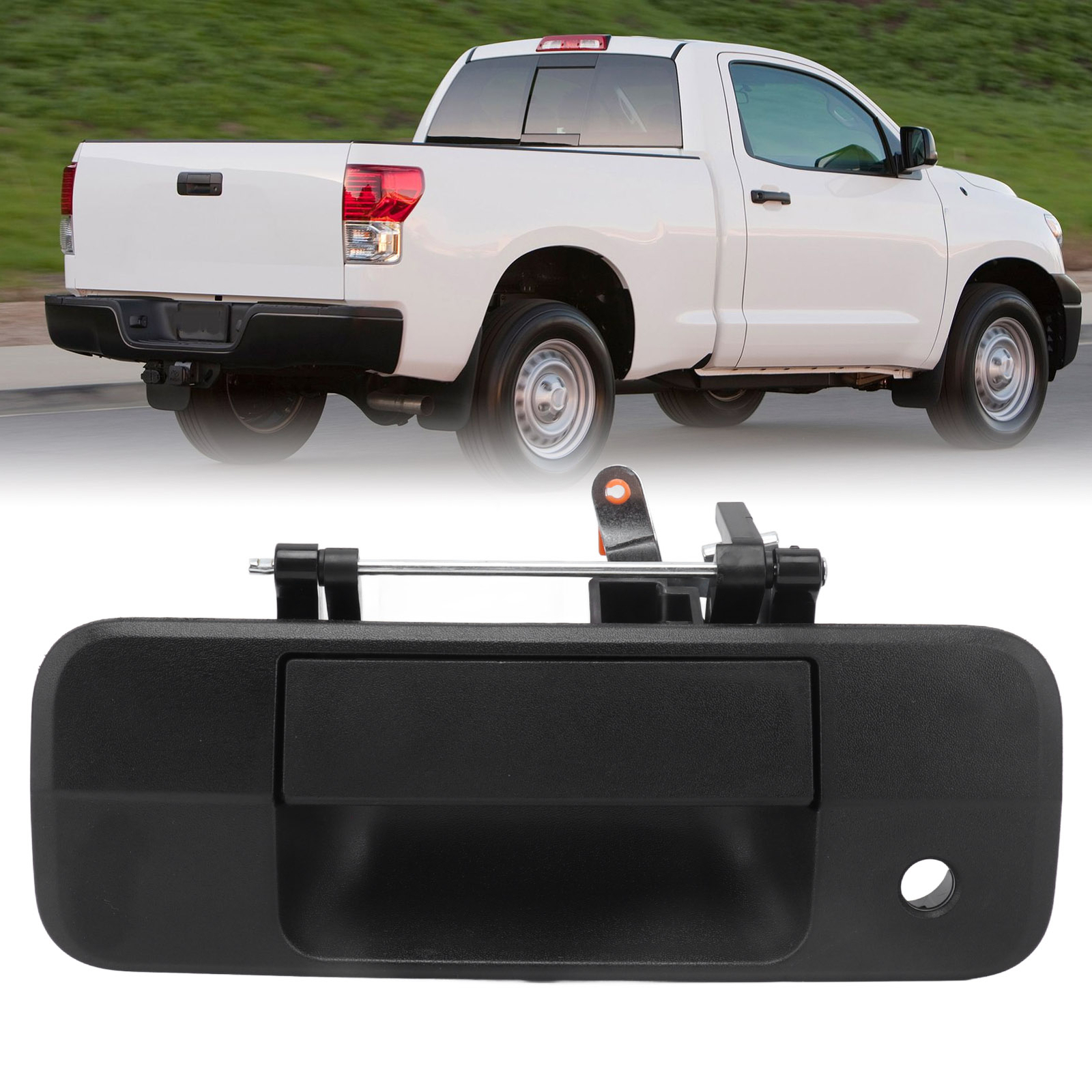 Tailgate Handle Latch With Key Hole Matte Black 690900C040 For 2007 ...