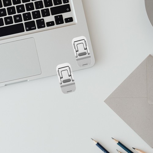 2 Pcs Laptop Stand Risers Cooling Ergonomic Foldable Computer Standing ...