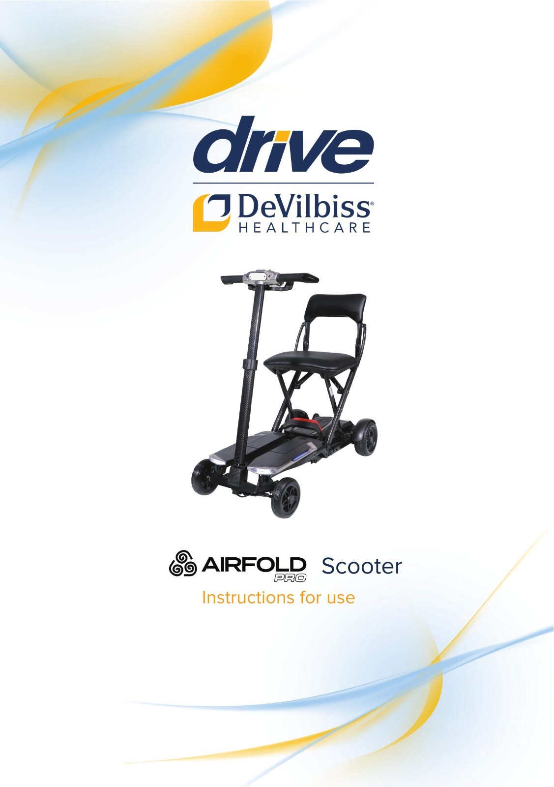 DRIVE DeVILBISS - MOBILITY SCOOTER - OWNERS MANUAL- PRINTED TO ORDER ...