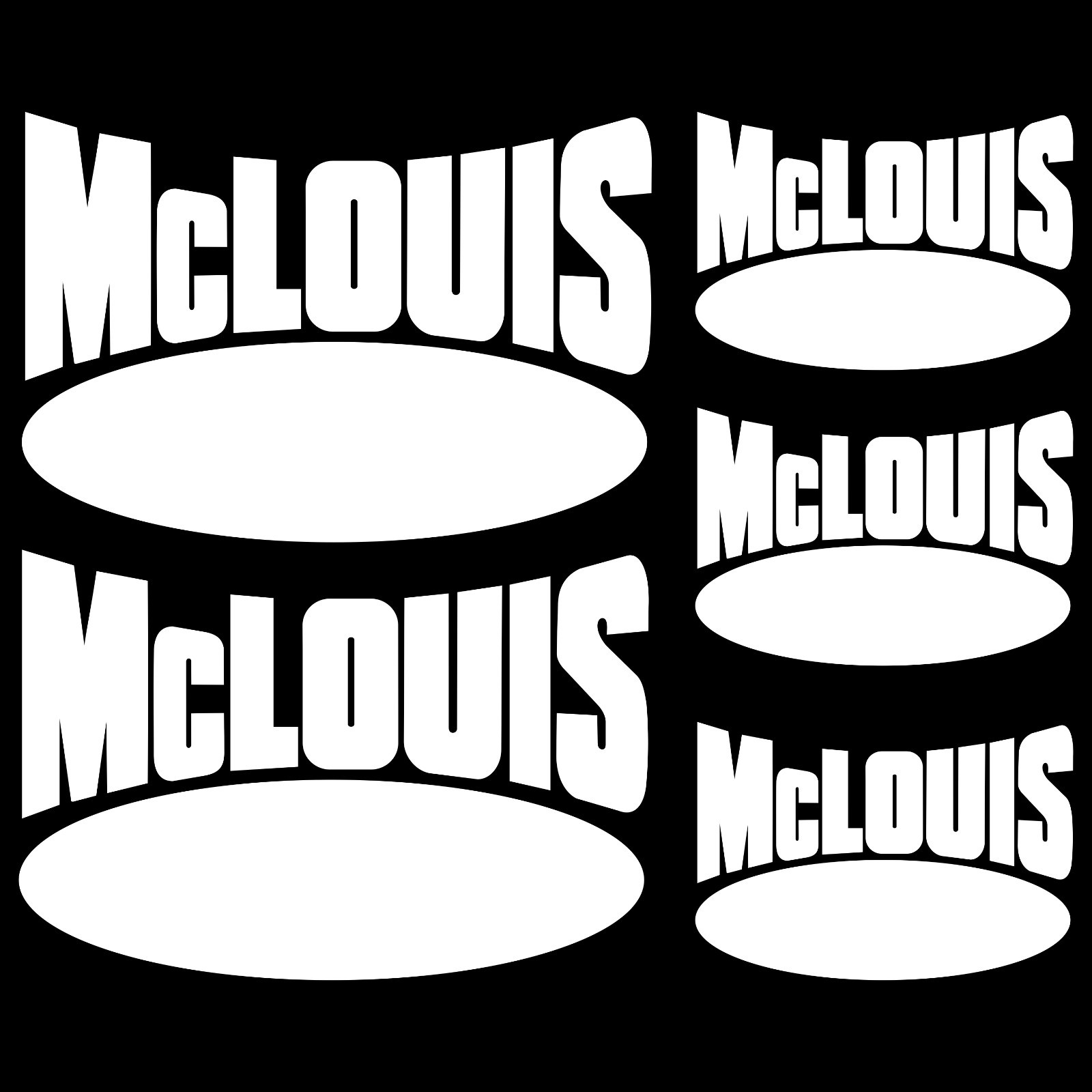 McLouis aufkleber sticker wohnmobil camper wohnwagen caravan 5 Stücke ...