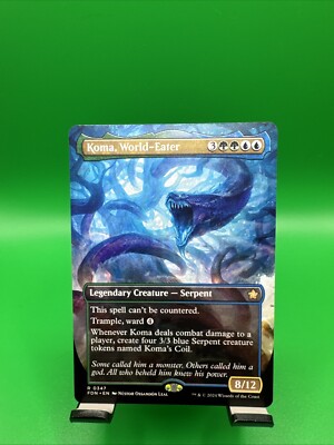 Koma, World-Eater (Borderless) Foundations Regular | eBay