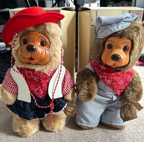 NEW! Set of 2 Raikes Bears, 1989 Saturday Matinee Collection, Lionel ...