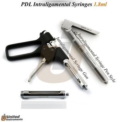 Dental PDL Intraligamental Syringes 1.8ml Anesthesia Injecting Gun ...
