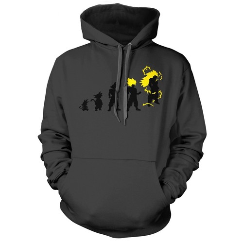 Goku Evolution Hoodie – Dragon Ball Z Graphic Pullover | Cozy Saiyan ...