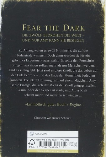 Justin Cronin Rainer Die Zwölf: Roman (Passage-Trilogie, (Paperback ...