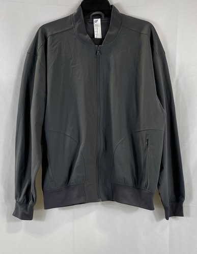 Fabletics Men Gray Bomber Jacket Size M | eBay