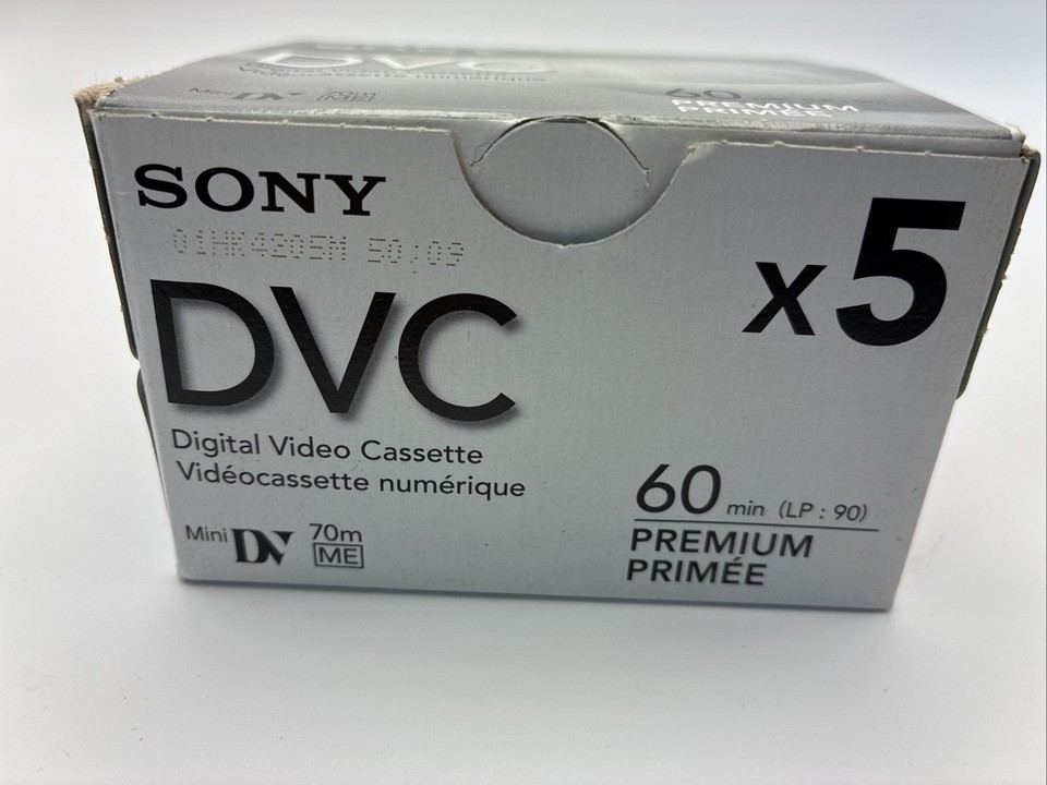 Sony DVC Digital Video Cassette 27 Tapes 60 Min Brand New Premium Mini ...