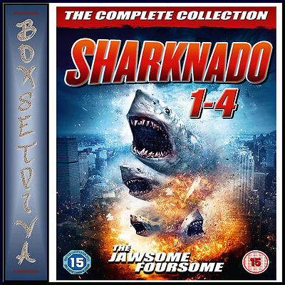 SHARKNADO COMPLETE COLLECTION - 4 FILM COLLECTION *BRAND NEW DVD BOXSET ...