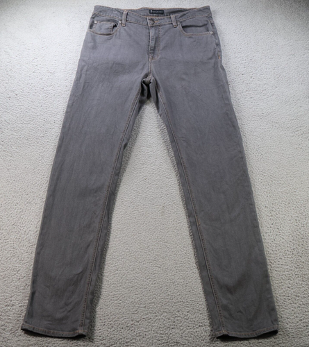 American Tall Jeans Mens 34x36 Gray J1 Straight Leg Stretch Classic ...