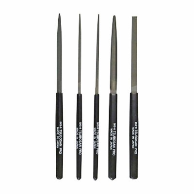 TSUBOSAN Die Sinker Assorted Pro Files 185mm 133 Straight Type 5 set ...