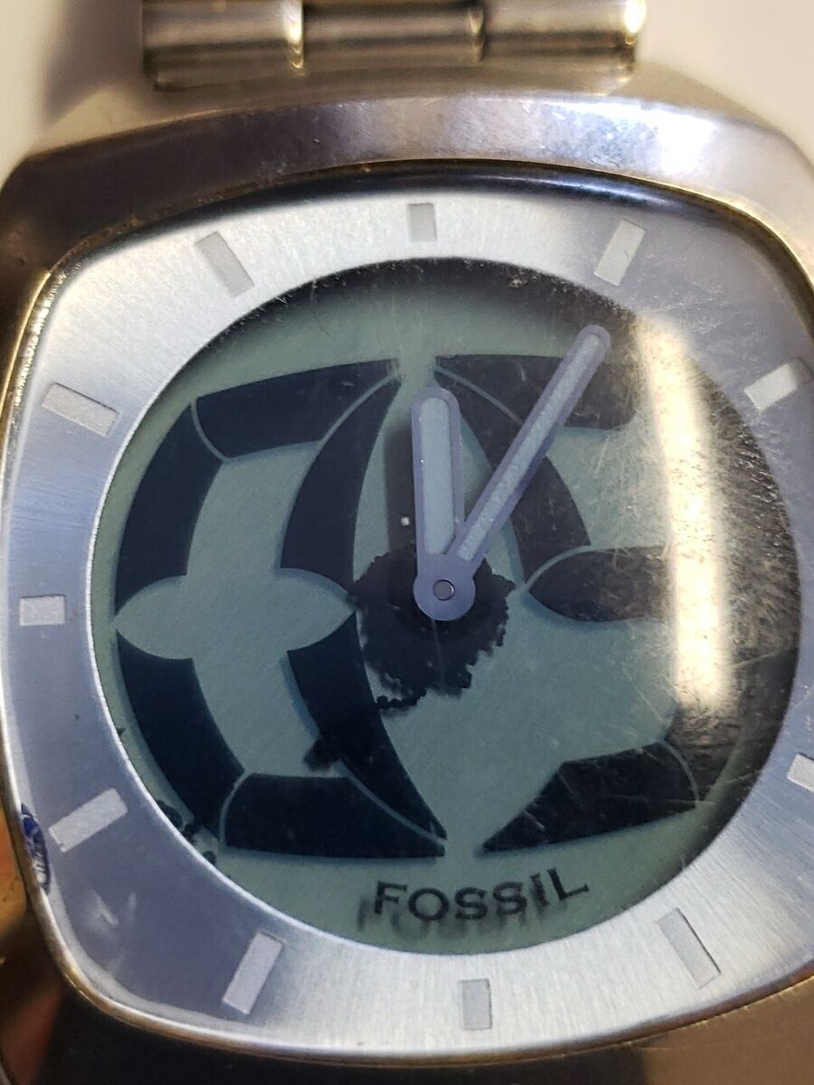Fossil Big Tic JR-7902 ULTRA RARE! NEW BATTERY! SMALL BAND Fossil Big Tic JR-7902 ULTRA RARE! NEW BATTERY! SMALL BAND