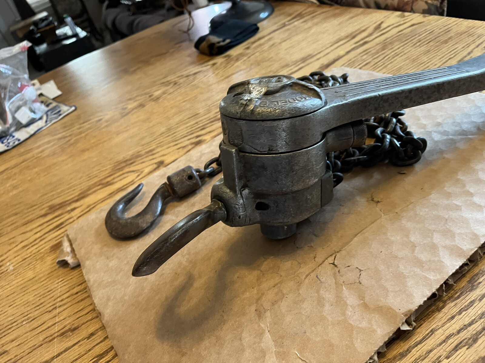 VTG CHISHOLM-MOORE HOIST DIVISION, MODEL B 40825 Puller CM 3/4 TON ...