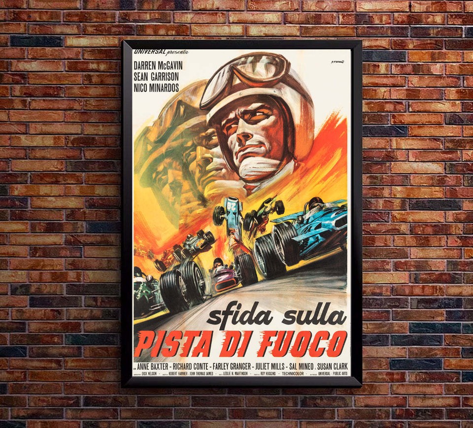 The Challengers - 1970 - Italian - Racing Movie Poster | eBay UK