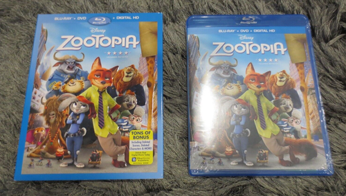 Walt Disney Zootopia Blu Ray & DVD 2016 Widescreen Region 1 Goodwin ...