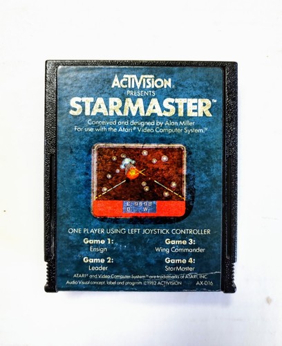 Starmaster Atari 2600 Activision Video Game Cartridge Only 1982 Tested ...