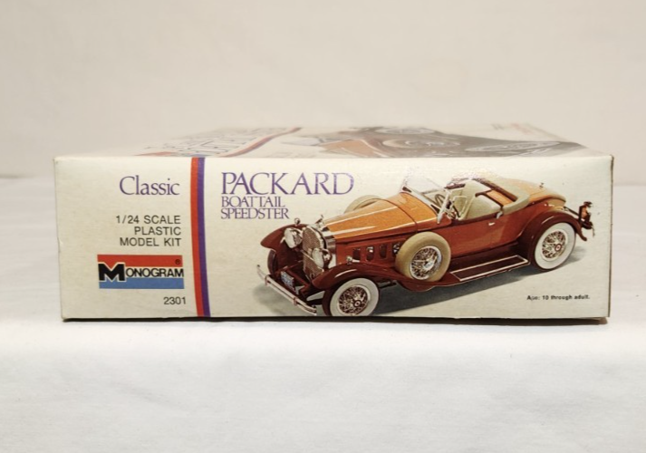 Monogram The Classic Packard Boattail Speedster 1930 Model Kit ...