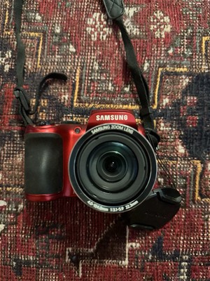 Samsung WB110 20.2MP Digital Camera Red 26x Optical Zoom | eBay