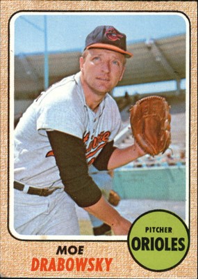 1968 Topps #242 Moe Drabowsky Scan of the Card you'll receive Condition: VG-EX | eBay