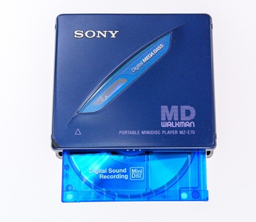 Sony MZ-E70 Blue MiniDisc MD Player MDLP [DEMO / PLAYS] | eBay