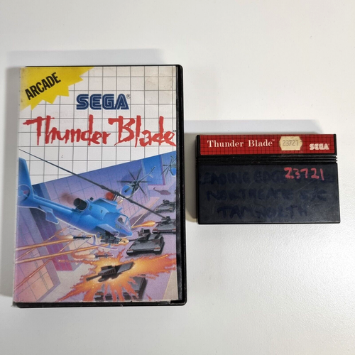 Thunder Blade - SEGA Master System Game SMS - PAL | eBay Australia