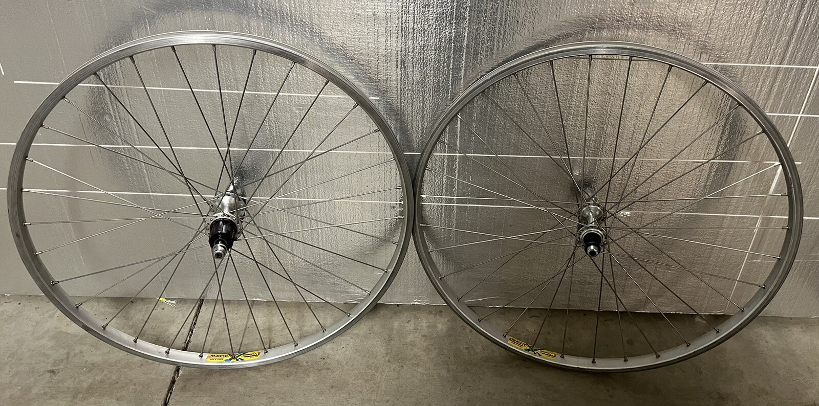Vintage Shimano Deore XT M730 Mavic 26” Rim Brake Wheelset | eBay