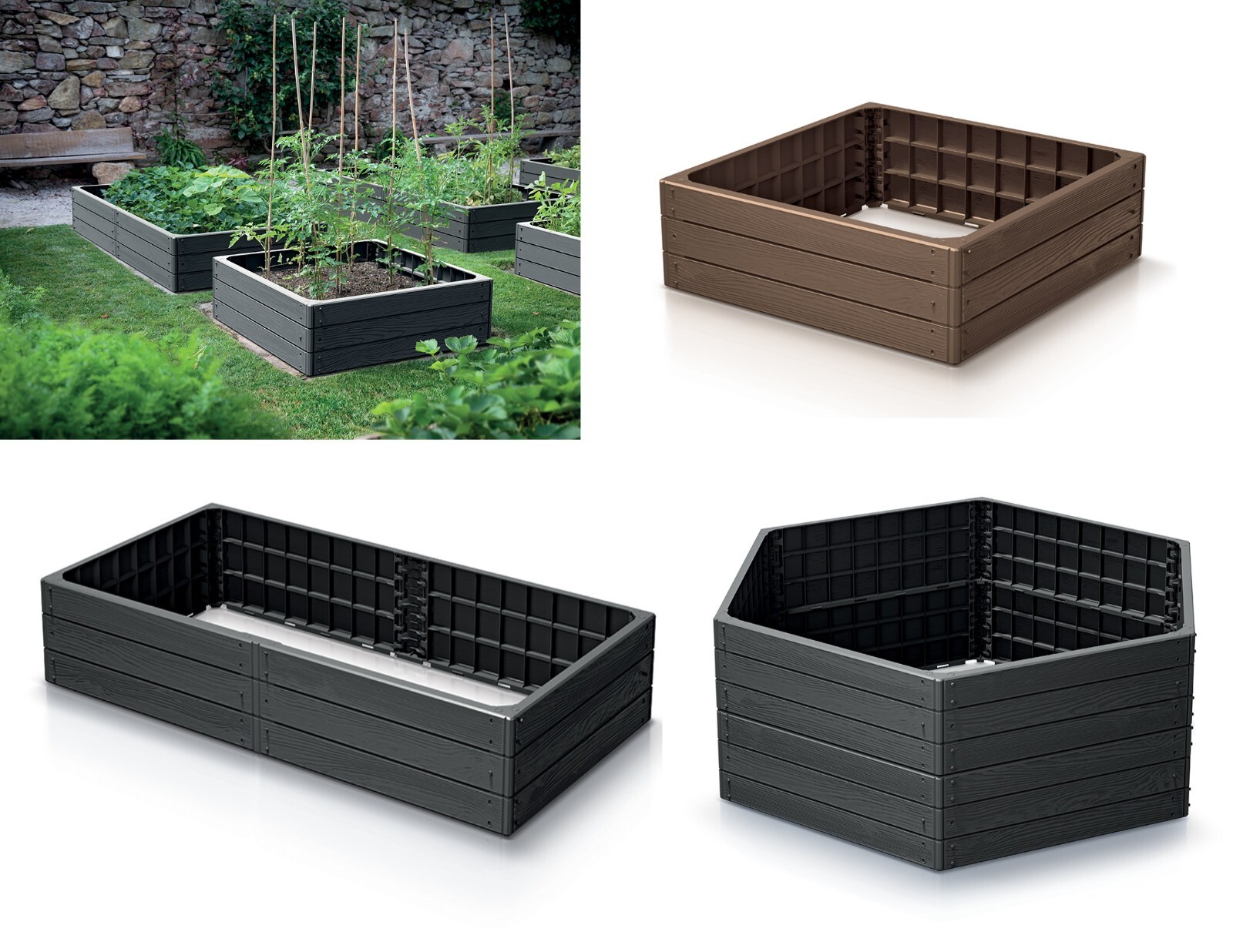 Garden Raised Grow Beds -STRONG- Various Sizes Vegetable Herb BOX ...