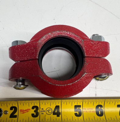 1-1/2" CPS Style 10 Grooved Coupling Painted Ductile Iron w/Gasket ...